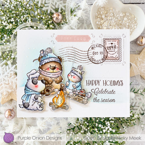 Purple Onion Designs Toasty Times Unmounted Cling Stamp pod5031 – Simon ...