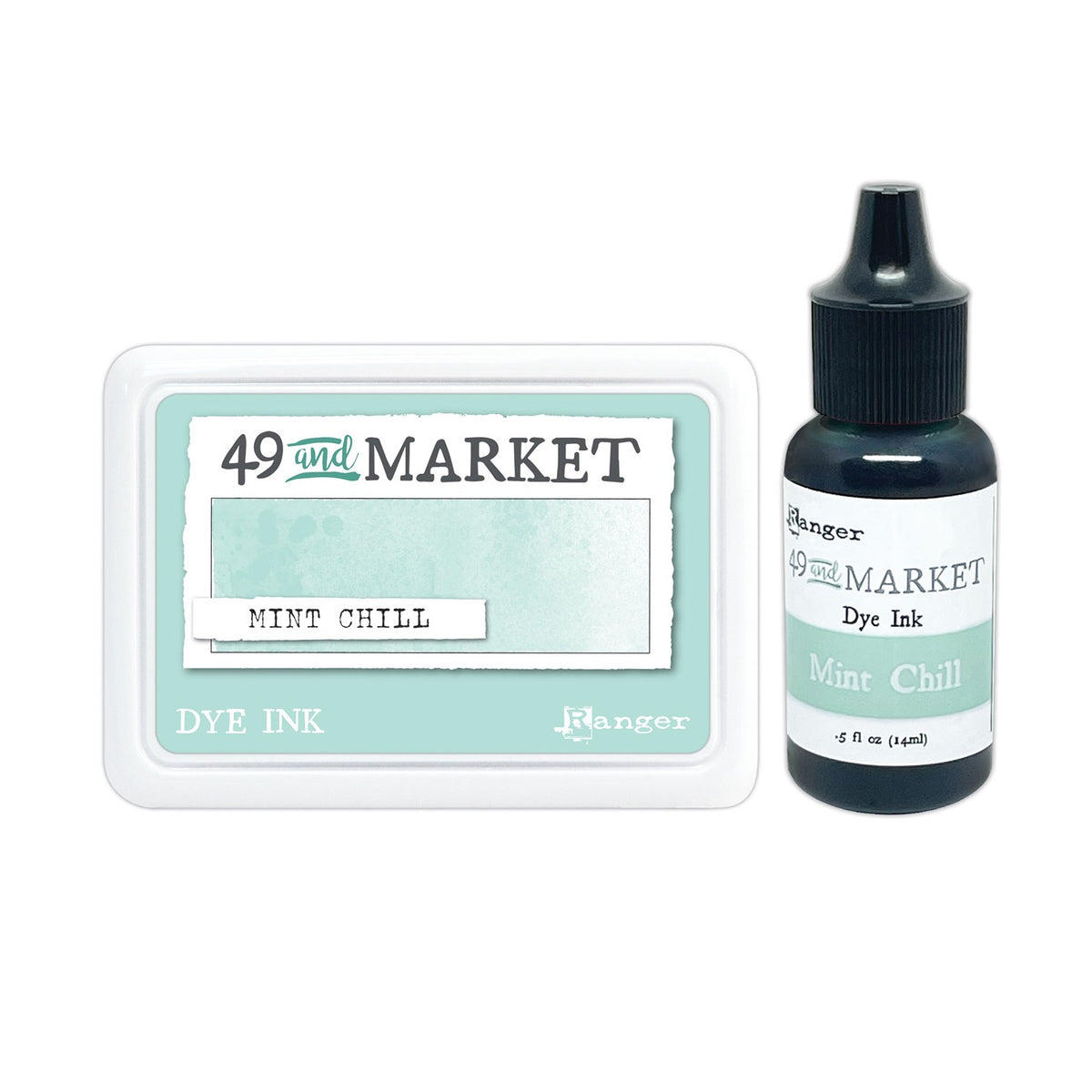 Ranger 49 and Market Mint Chill Dye Ink Pad And Reinker Bundle – Simon ...