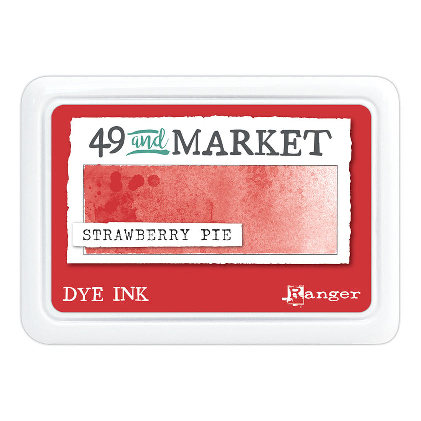 Ranger 49 and Market Strawberry Pie Dye Ink Pad And Reinker Bundle ...