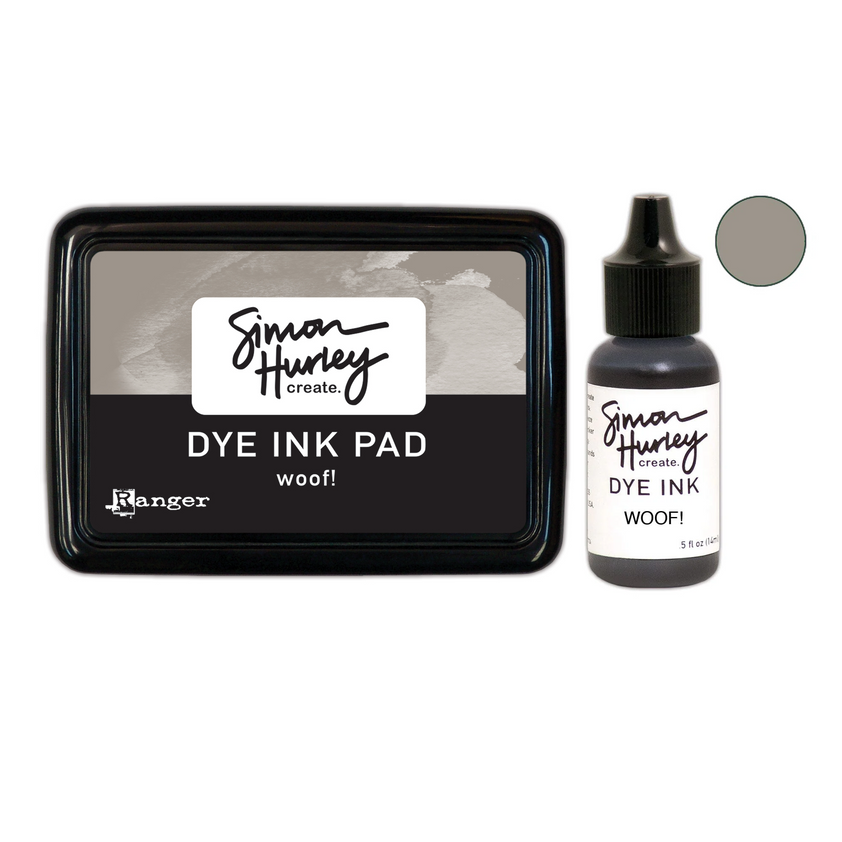 Ranger Simon Hurley Woof Dye Ink Pad And Reinker Bundle – Simon Says Stamp