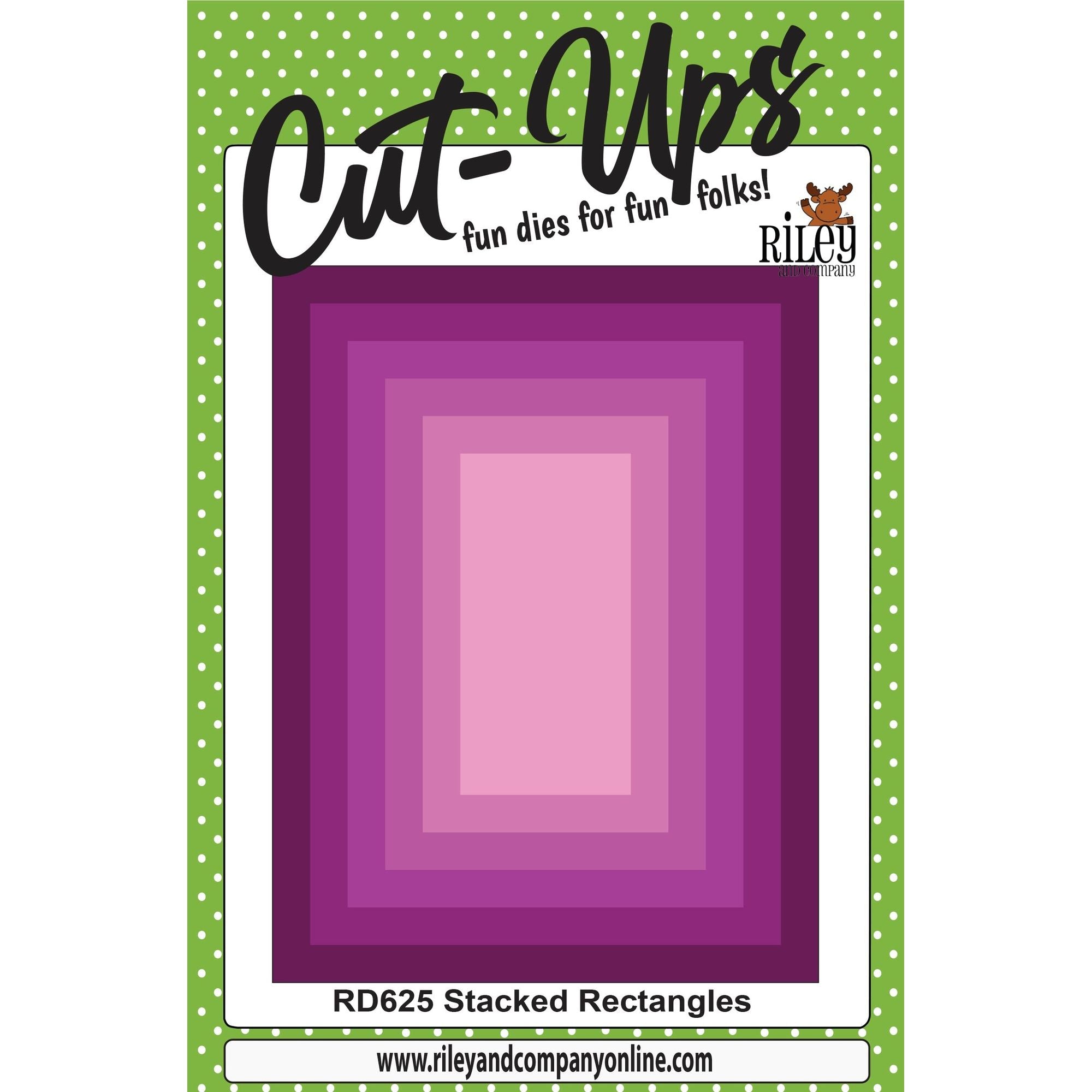 Riley And Company Cut Ups Stacked Rectangles Dies rd625 – Simon Says Stamp