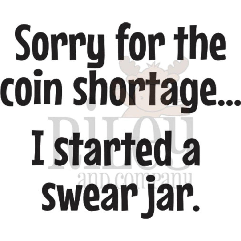 Riley And Company Funny Bones Coin Shortage Clear Stamp rwd-1298 ...