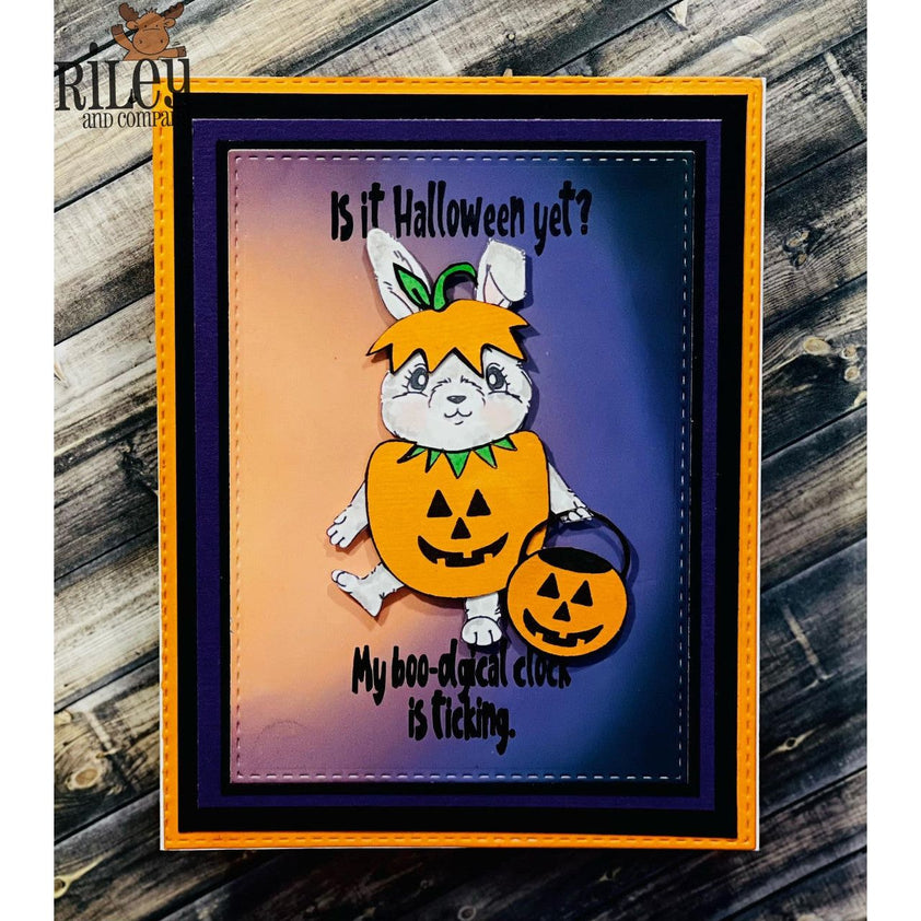 Riley And Company Funny Bones My Boo-olgical Clock Clear Stamp rwd-130 ...