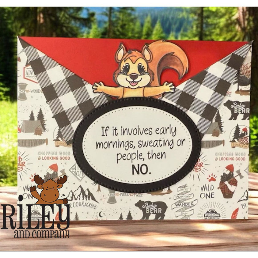 Riley and Company Basic Dress Up Squirrel dur010 – Simon Says Stamp