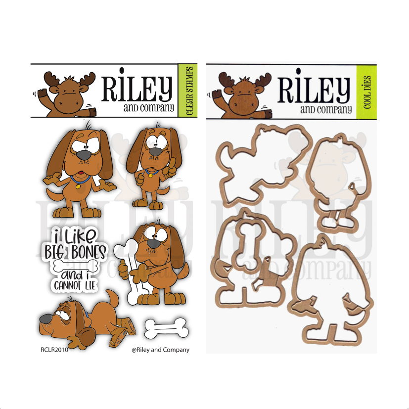 Riley and Company Boomer Big Bones Clear Stamp and Die Set – Simon Says ...