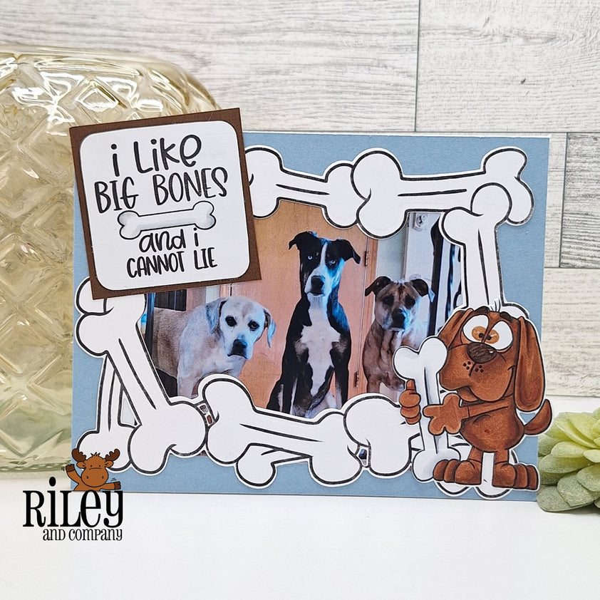 Riley and Company Dog Bone Frame Clear Stamp and Die Set – Simon Says Stamp