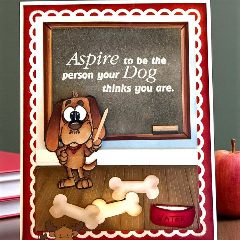 Riley and Company Dog Bone Frame Clear Stamp and Die Set – Simon Says Stamp