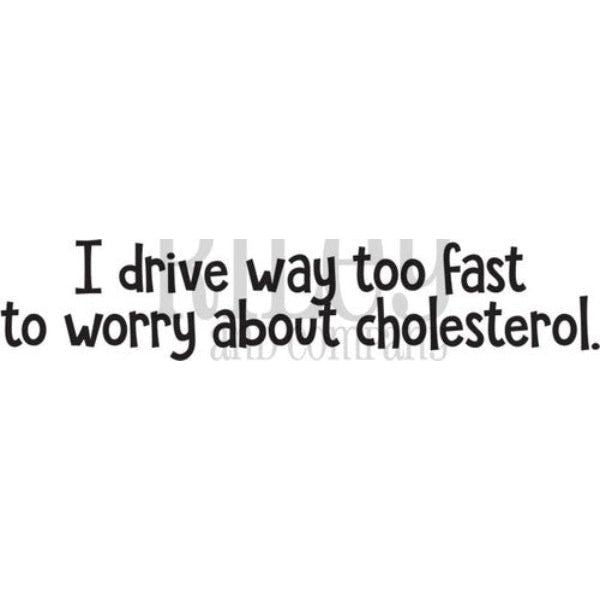 Riley and Company Funny Bones I Drive Way Too Fast Clear Stamp rwd-121 ...