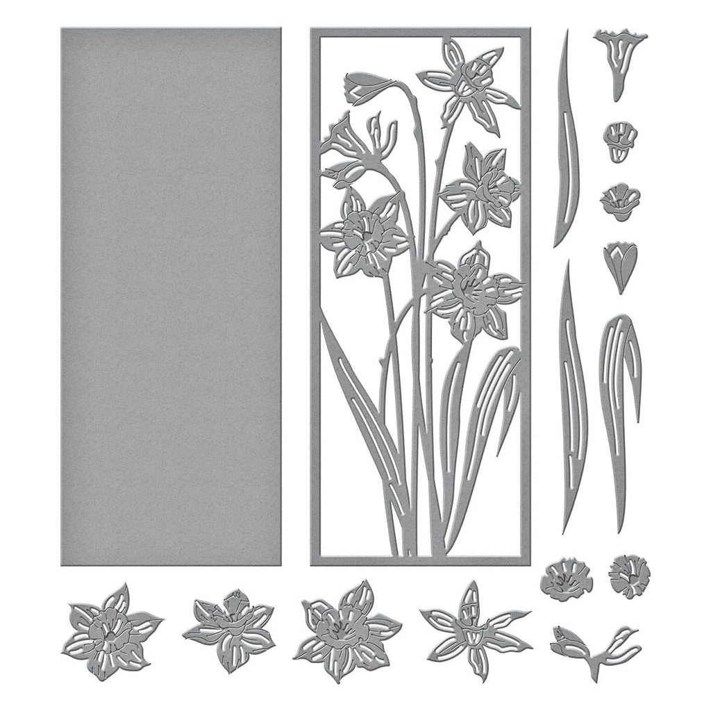 Daffodil Stencil