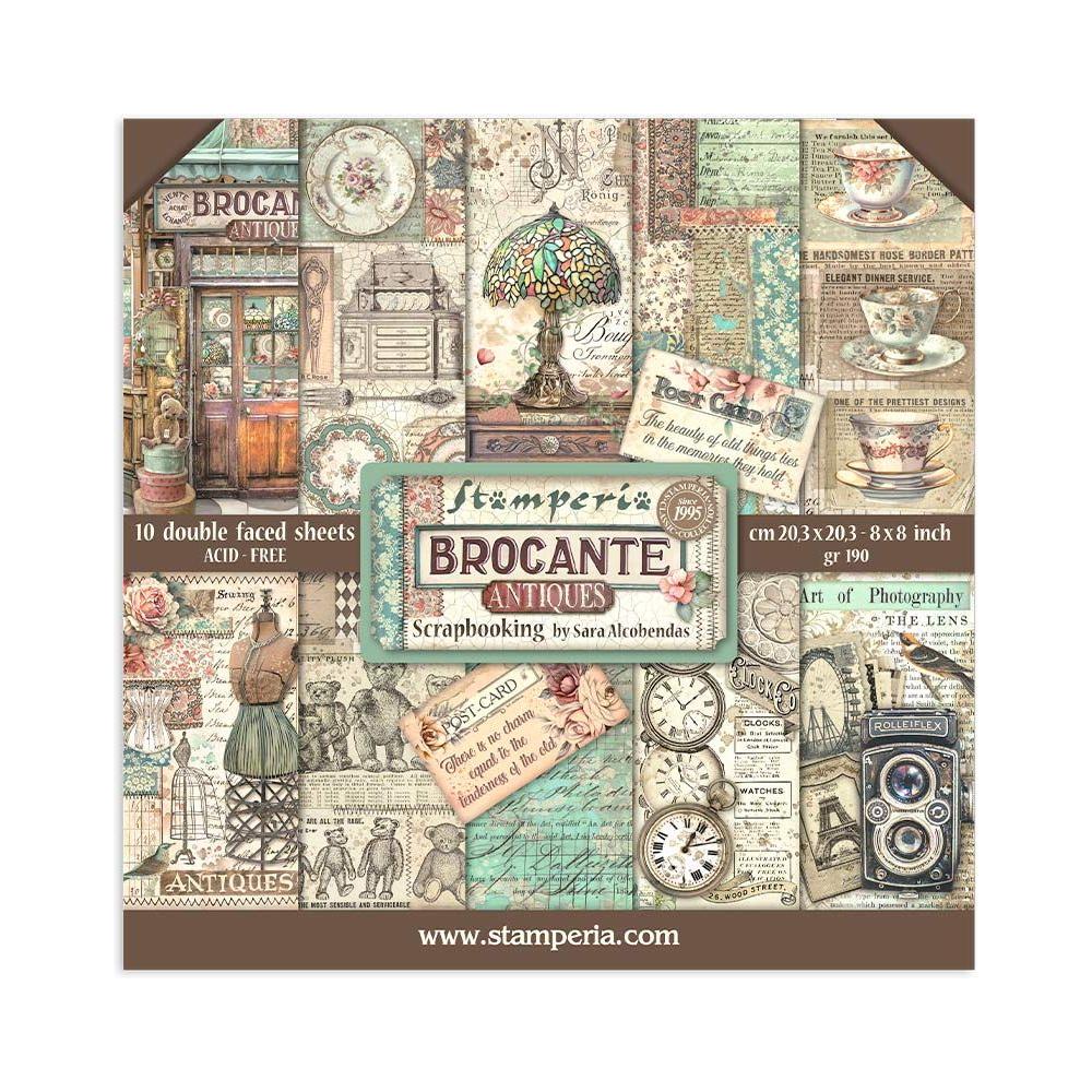 Stamperia Brocante Antiques 8x8 Paper sbbs100 – Simon Says Stamp