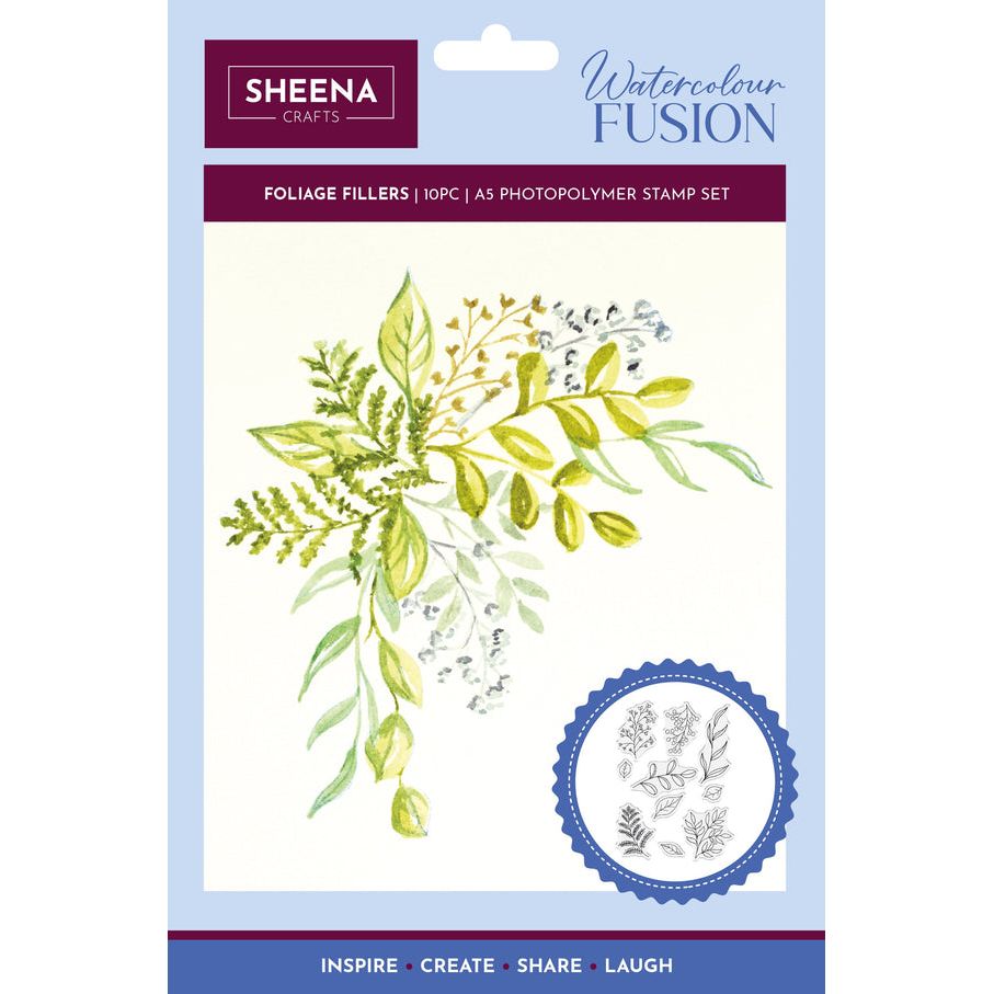 Crafter's Companion Foliage Fillers Clear Stamps sd-wf-stp-fofi ...
