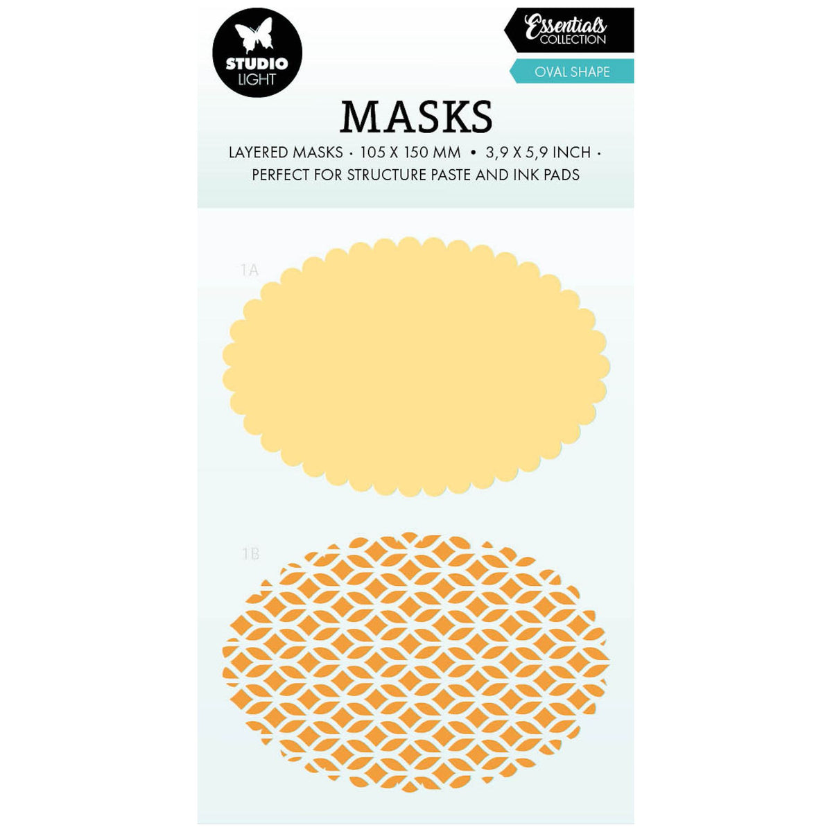 Studio Light Oval Shape Essential Mask sl-es-mask250* – Simon Says Stamp