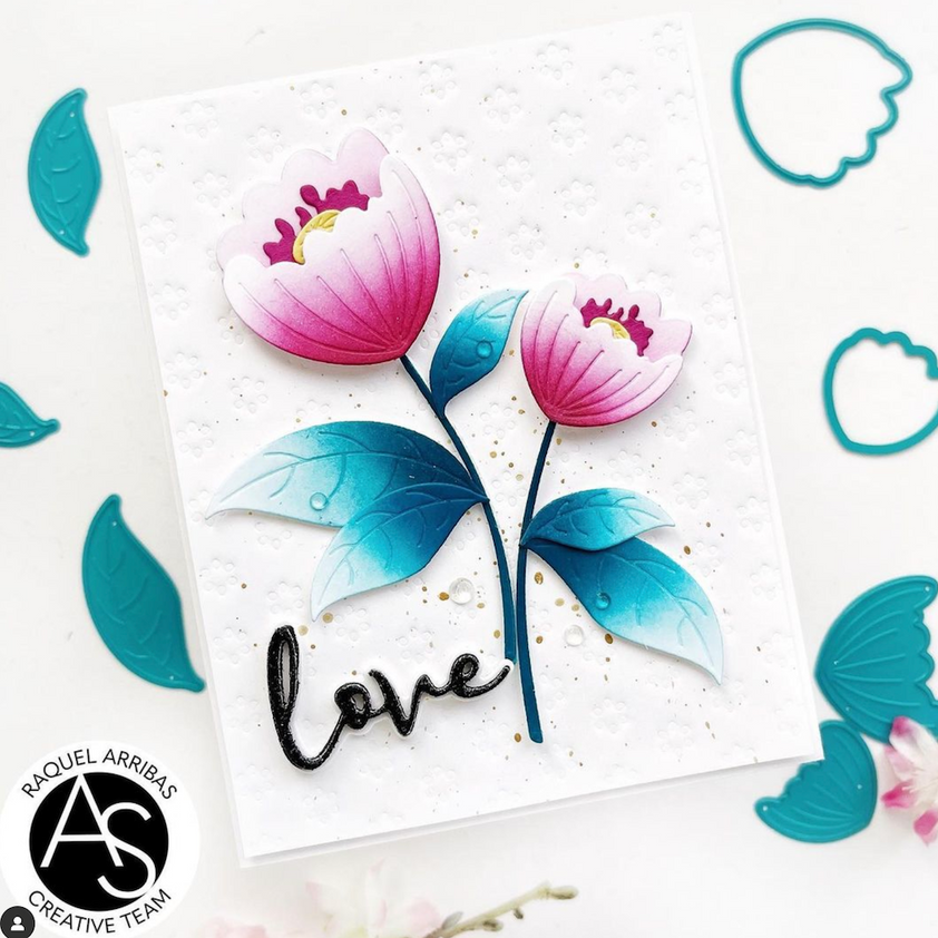 Alex Syberia Designs Fantasy Flowers Die Set asdd41 – Simon Says Stamp