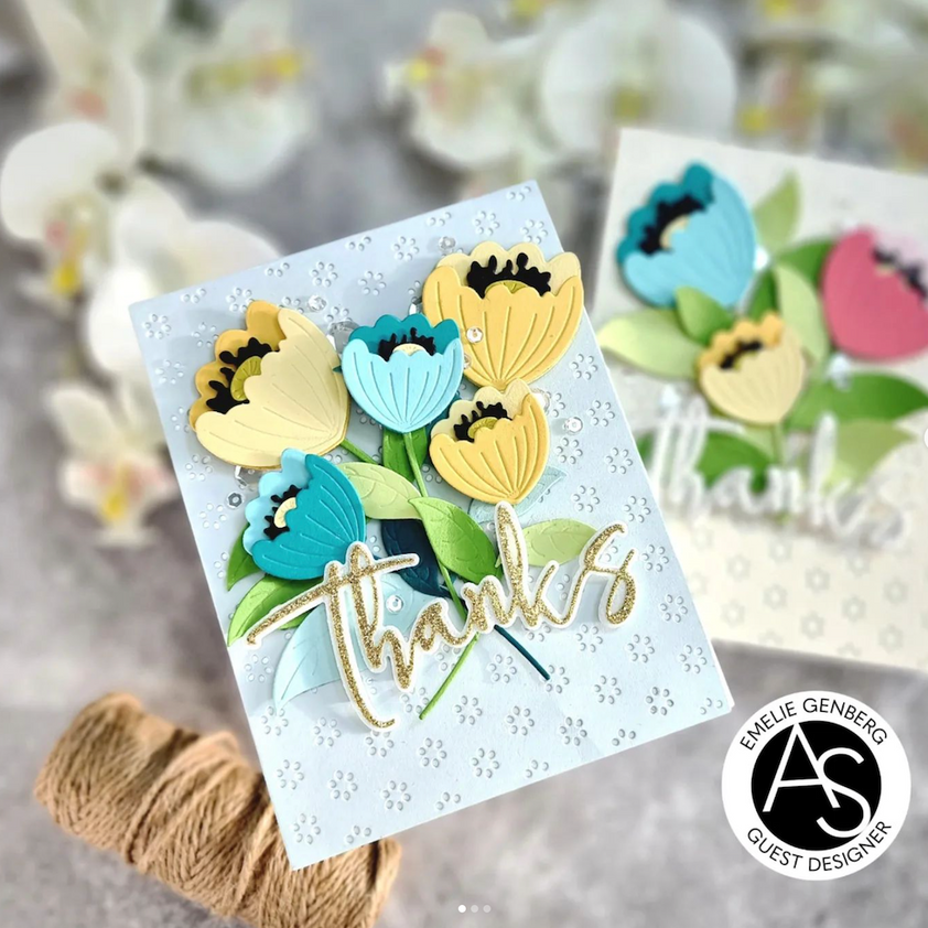 Alex Syberia Designs Fantasy Flowers Die Set asdd41 – Simon Says Stamp