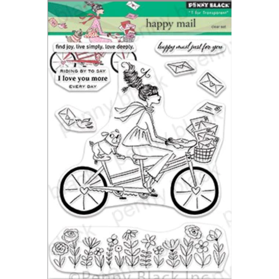 Penny Black Happy Mail Clear Stamps 30-950* – Simon Says Stamp