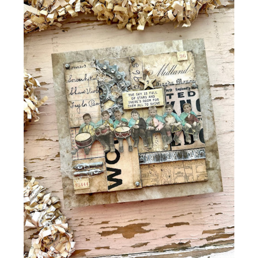 Tim Holtz Etcetera Square Panels ETC021 – Simon Says Stamp