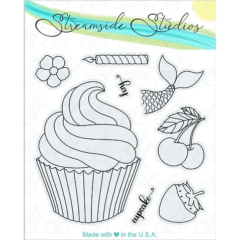 Streamside Studios My Favorite Cupcake Clear Stamp Set stsd23 – Simon ...