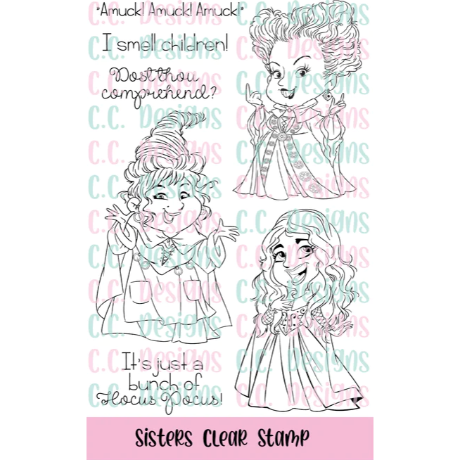 C.C. Designs Sisters Clear Stamp Set ccd-0340 – Simon Says Stamp