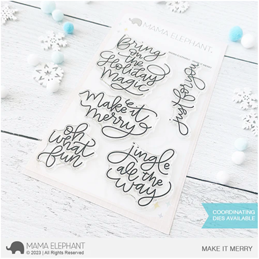 Mama Elephant Make It Merry Clear Stamps* – Simon Says Stamp