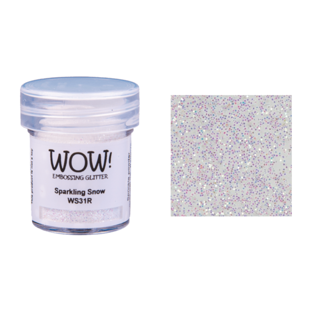 WOW Embossing Powder Glitter Sparkling Snow Regular ws31r – Simon Says ...