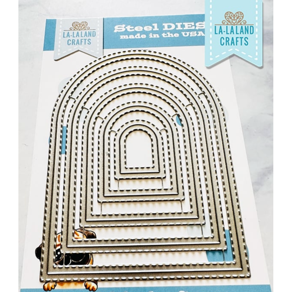 La-La Land Crafts Double Stitched Arches Dies 8824 – Simon Says Stamp