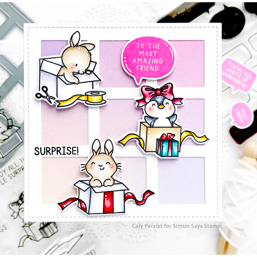 Mama Elephant Surprise Boxes Clear Stamps* – Simon Says Stamp