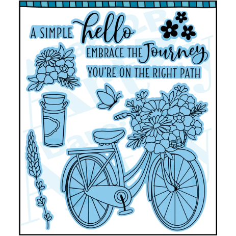 Dare 2B Artzy Bike Bouquet Stamp and Die Bundle – Simon Says Stamp