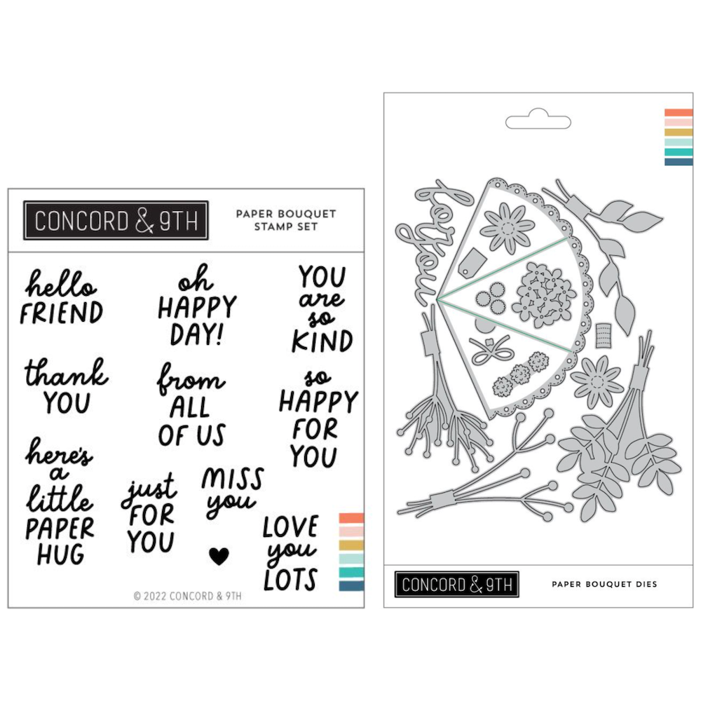 Concord & 9th Paper Bouquet Stamps and Dies Bundle – Simon Says Stamp