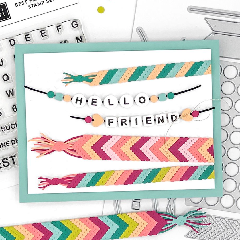 Concord & 9th Best Friend Vibes Stamp and Die Bundle – Simon Says Stamp