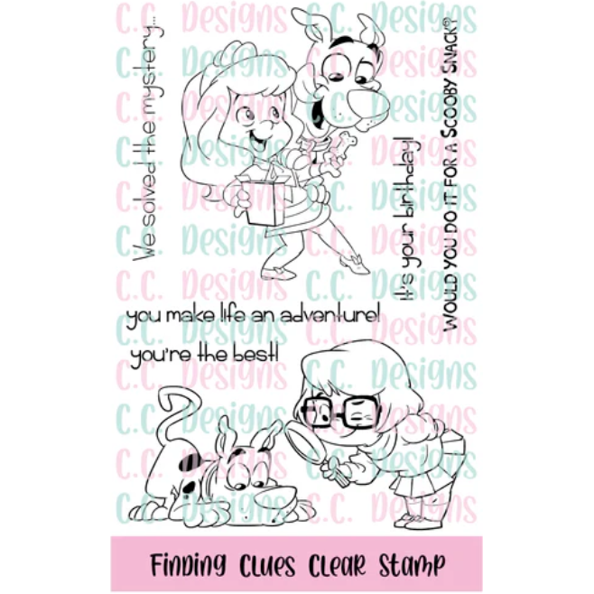 C.C. Designs Finding Clues Clear Stamp Set ccd-0358 – Simon Says Stamp