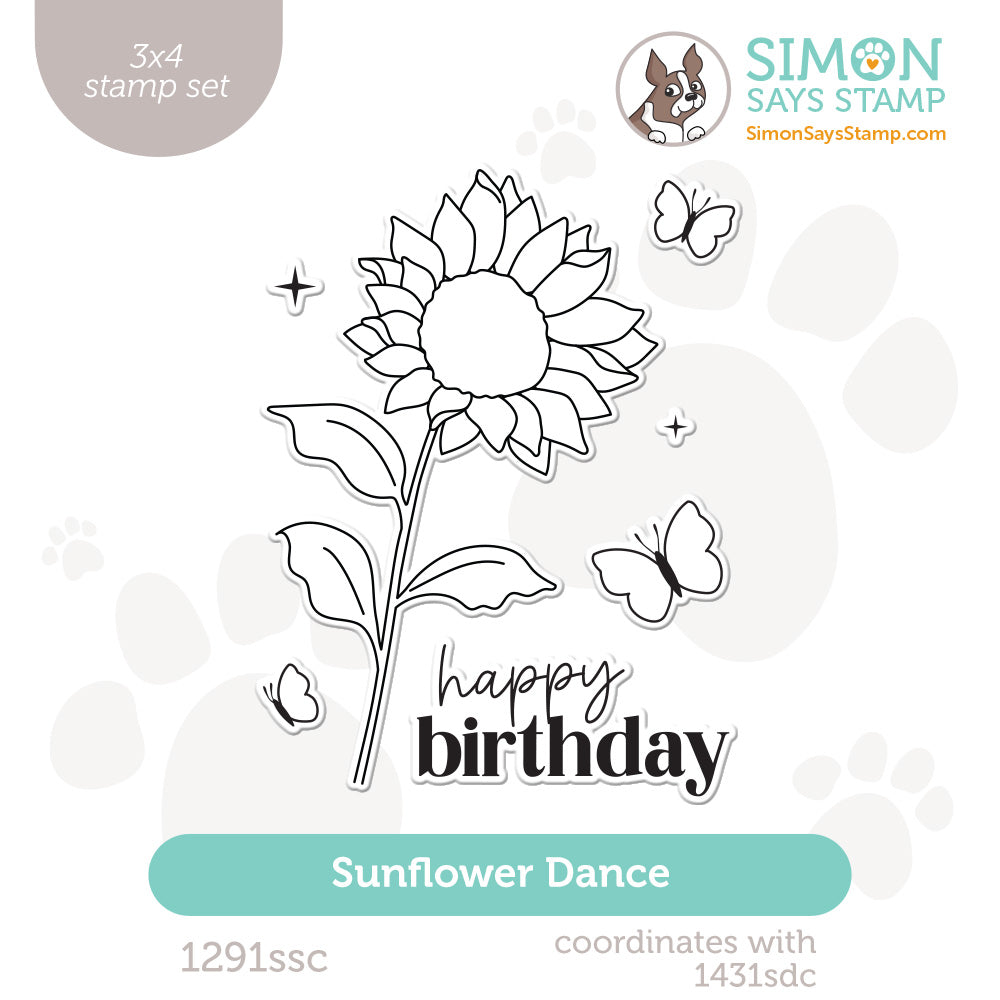 Simon Says Clear Stamps Sunflower Dance 1291ssc – Simon Says Stamp