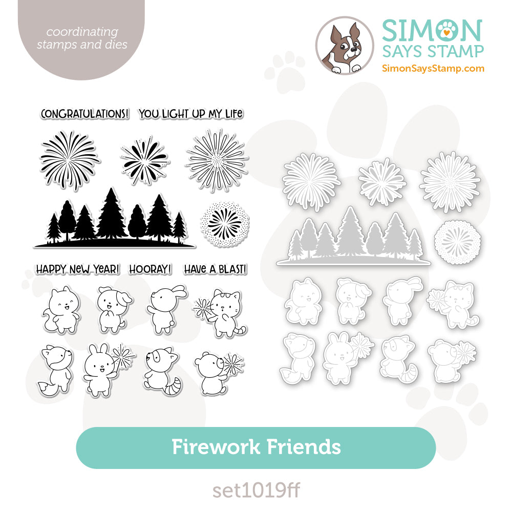 Simon Says Stamps and Dies Firework Friends set1019ff Friend Like You
