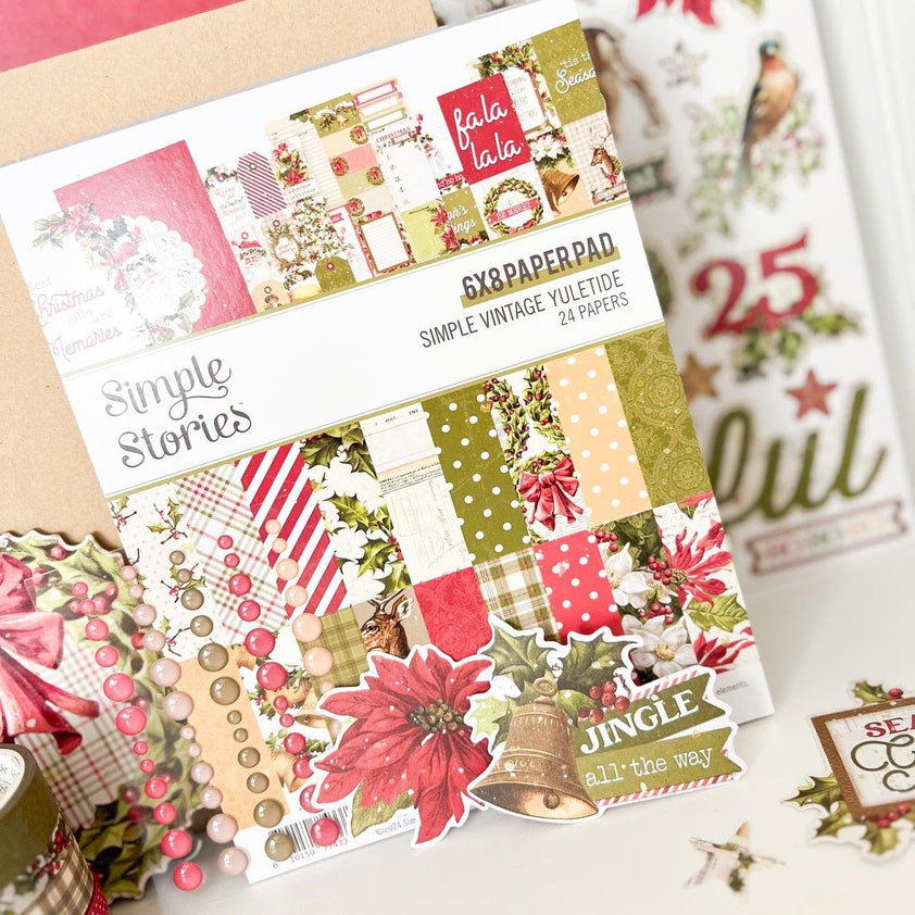 Simple Stories Vintage Yuletide Bits And Pieces 23222 – Simon Says Stamp