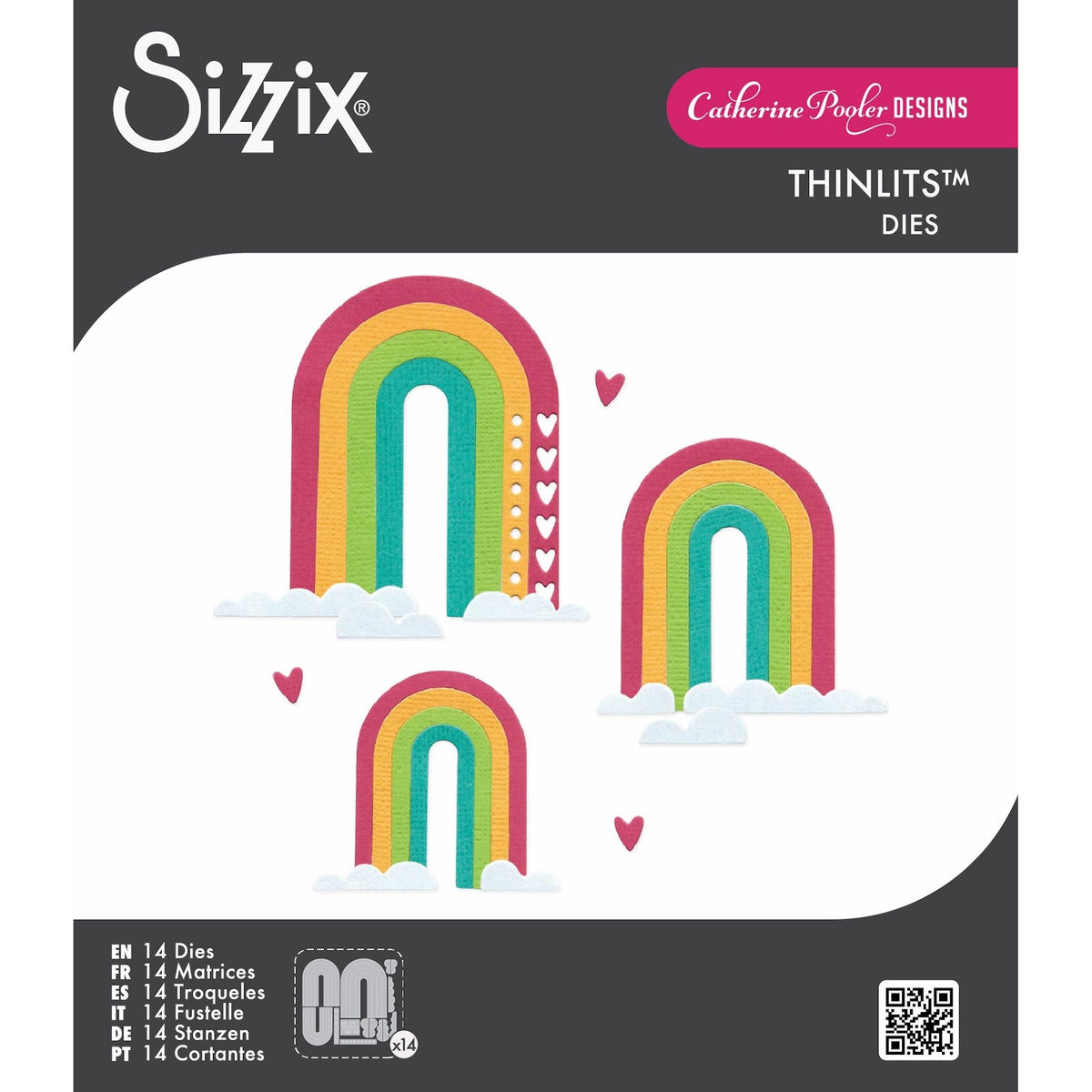 Sizzix Rainbow Arches Thinlits Dies 666999 – Simon Says Stamp