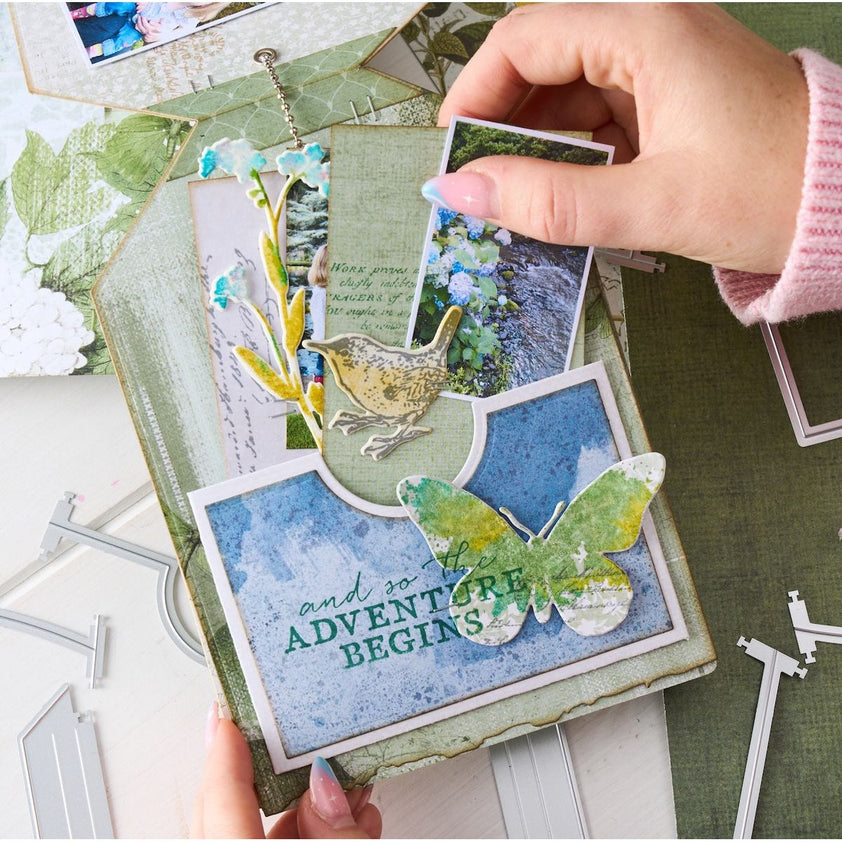 Sizzix Snap and Swap Large Tags by 49 and Market Thinlits Dies 666826 ...