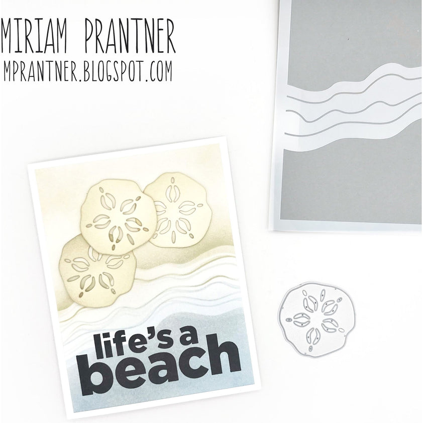 Simon Says Stamp Sand Dollar Duo Wafer Dies set806sd Sunny Vibes
