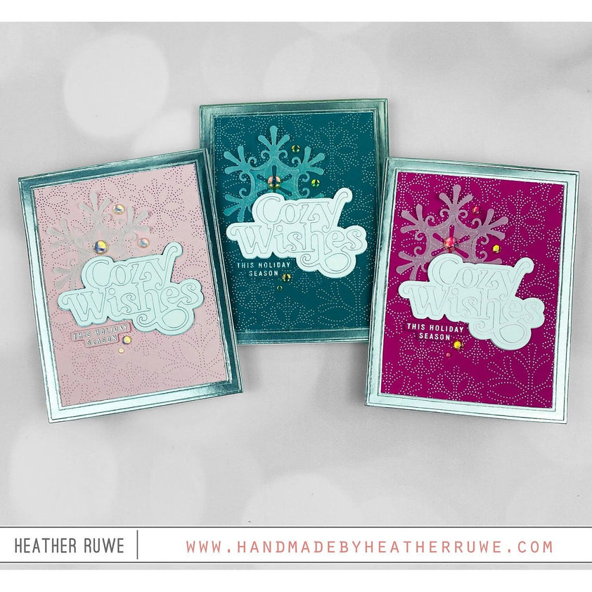 Simon Says Stamp Snowflake Burst Pinpoint Plate Wafer Dies s913