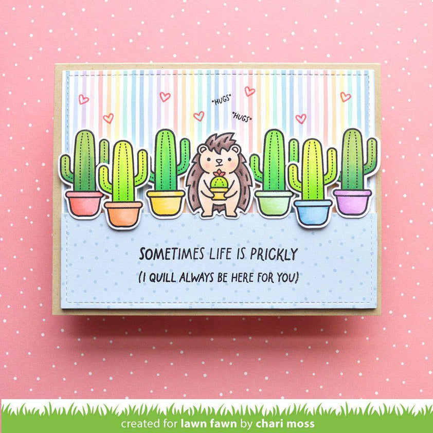 Lawn Fawn Set Sometimes Life Is Prickly Clear Stamps and Dies – Simon ...