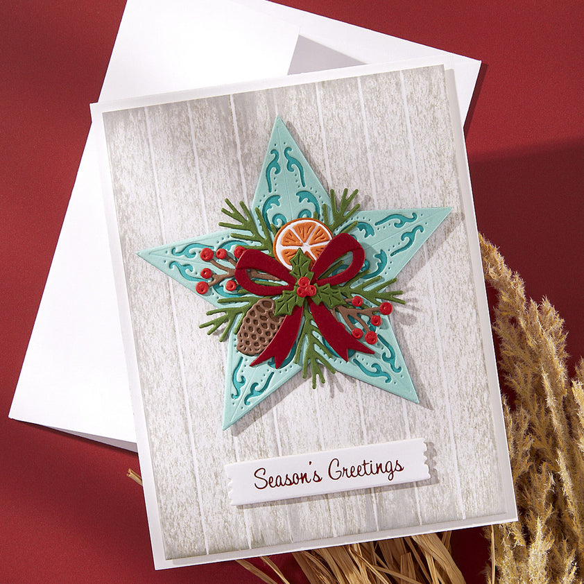 Spellbinders Barn Star Wreath Etched Dies s5-700 – Simon Says Stamp