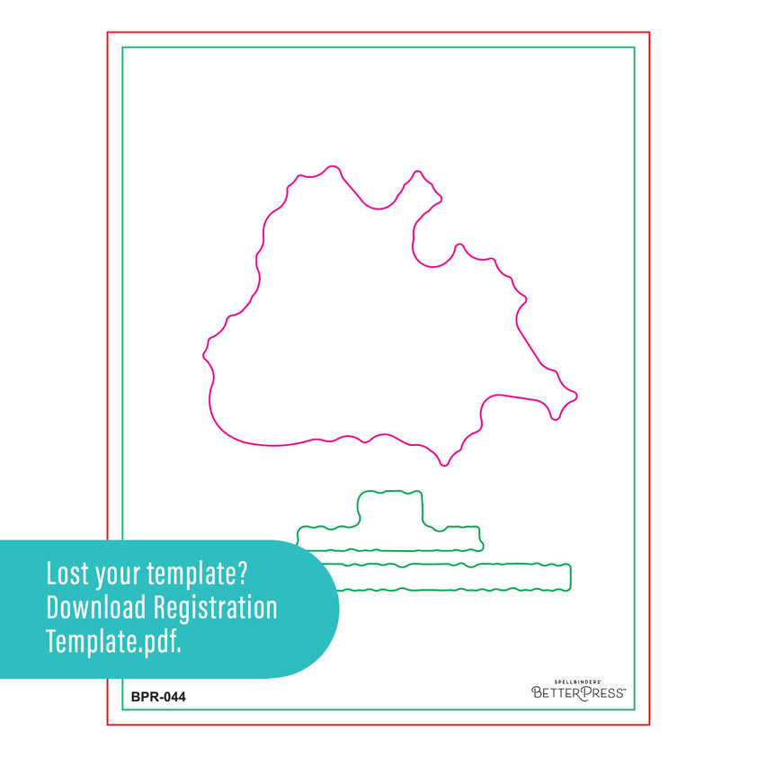 Spellbinders Block Print Leo Registration Press and Foil Plate bpr-044 ...