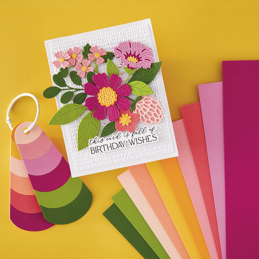 Spellbinders Blooms ColorWheel Cardstock Assortment csa-048 – Simon ...