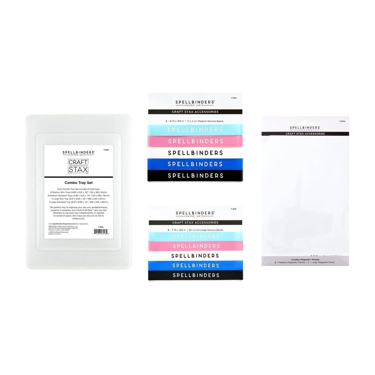 Spellbinders Craft Stax Combo Tray, Panel, Band Bundle – Simon Says Stamp