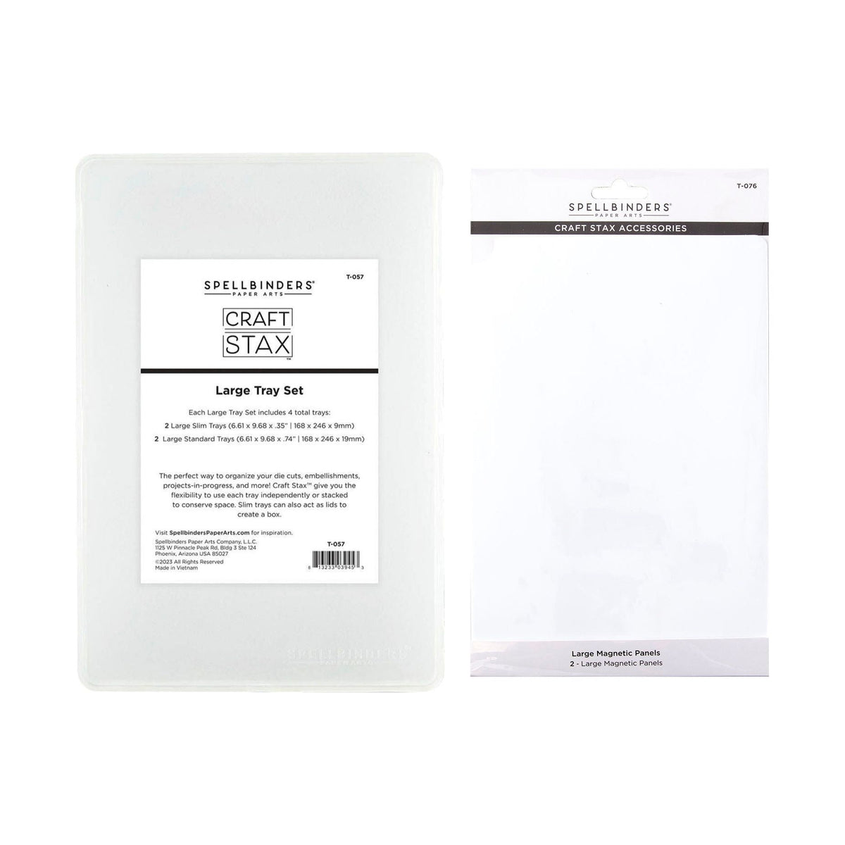 Spellbinders Craft Stax Large Tray and Panel Bundle – Simon Says Stamp