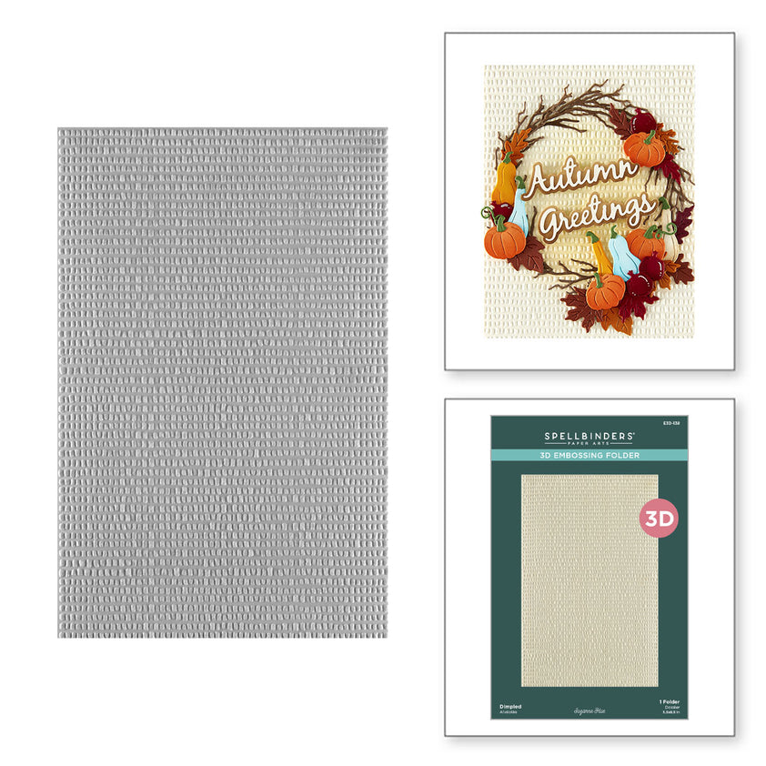 Spellbinders Dimpled 3D Embossing Folder e3d-138 – Simon Says Stamp