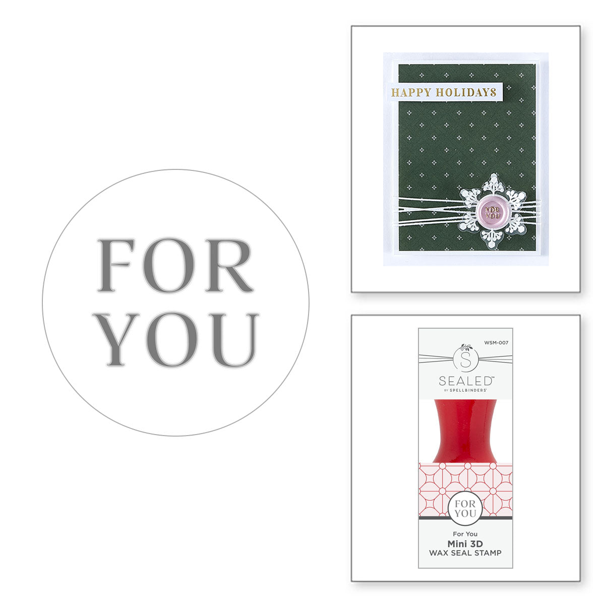 Spellbinders For You Mini 3D Wax Seal wsm-007 – Simon Says Stamp