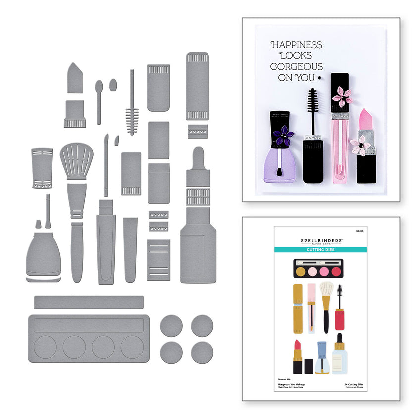 Spellbinders Gorgeous You Makeup Etched Dies s6-246 – Simon Says Stamp