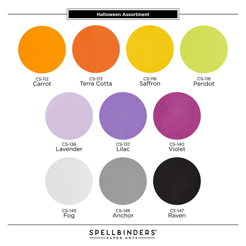 Spellbinders Halloween Assortment ColorWheel Cardstock csa-025 – Simon ...