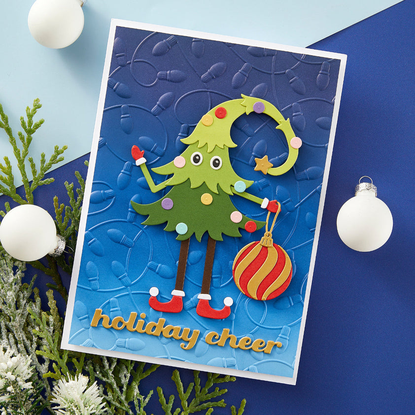 Spellbinders Holiday Lights 3D Embossing Folder e3d-107 – Simon Says Stamp