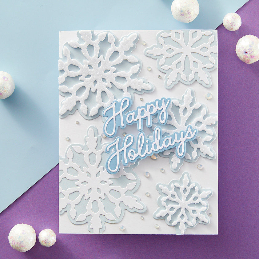 Spellbinders Layering Snowflakes Etched Dies s5-651 – Simon Says Stamp