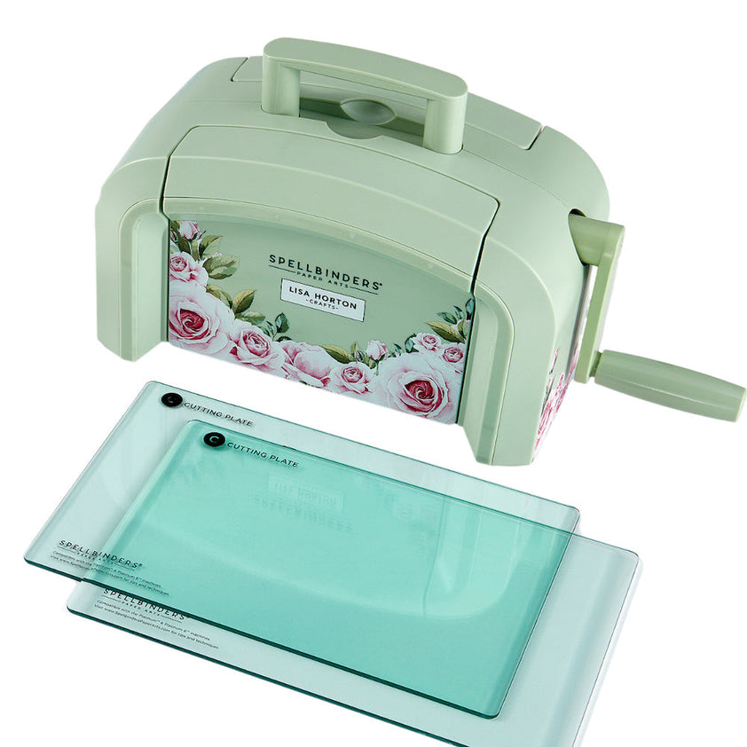 Spellbinders Lisa Horton Platinum SIX Machine with Plates Dies and Emb ...